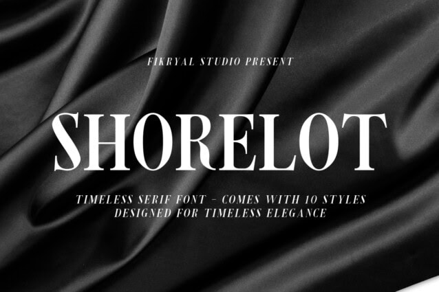 Shorelot Font Family - Befonts
