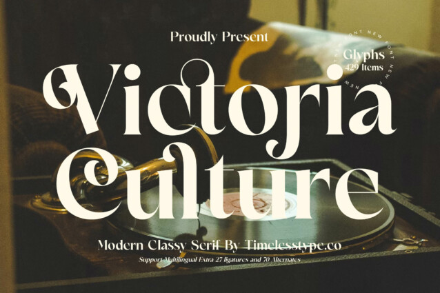 Victoria Culture Font - Download Free Font