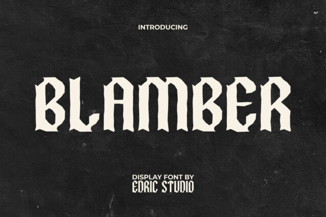 Blamber Font - Download Free Font