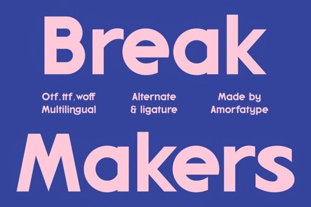 Break Makers Font - Download Free Font