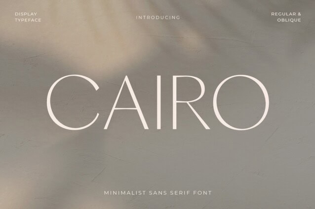 Cairo Font - Download Free Font