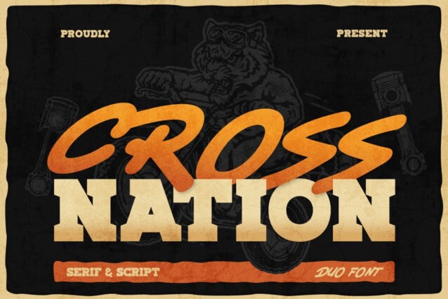 Crossnation Font - Befonts