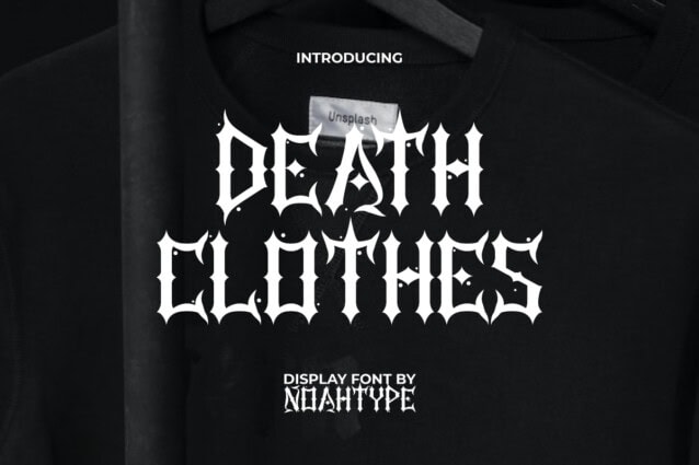 Death Clothes Font - Download Free Font