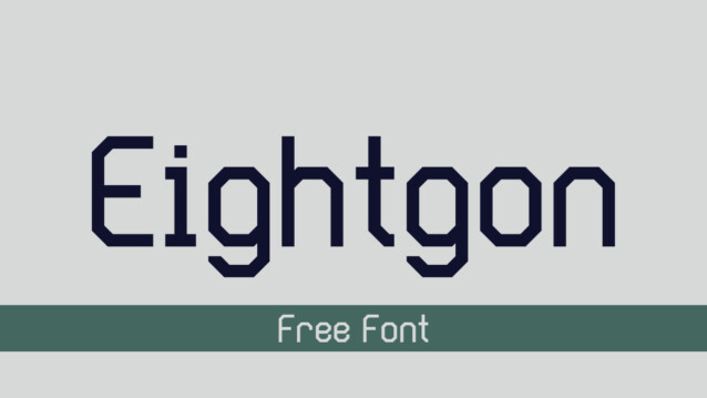 Eightgon Font - Download Free Font