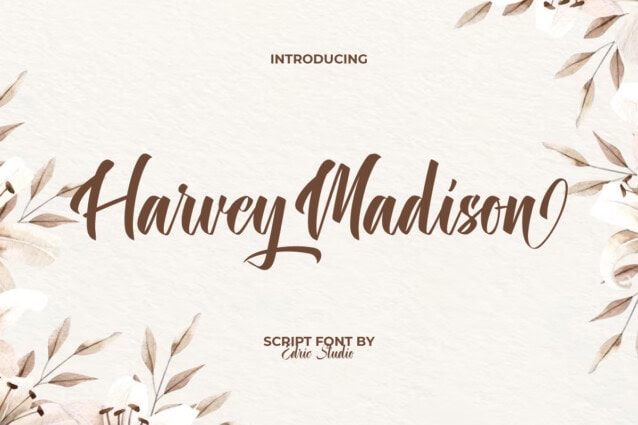 Harvey Madison Font - Download Free Font