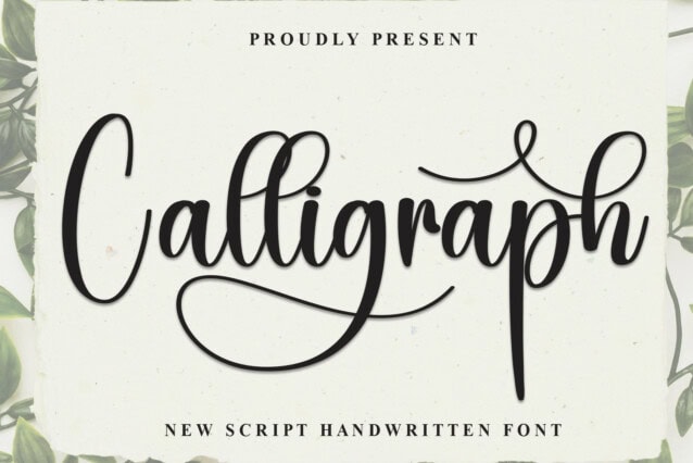 Calligraph Script Font - Befonts