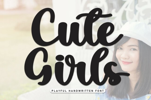 Cute Girls Script Font - Download Free Font