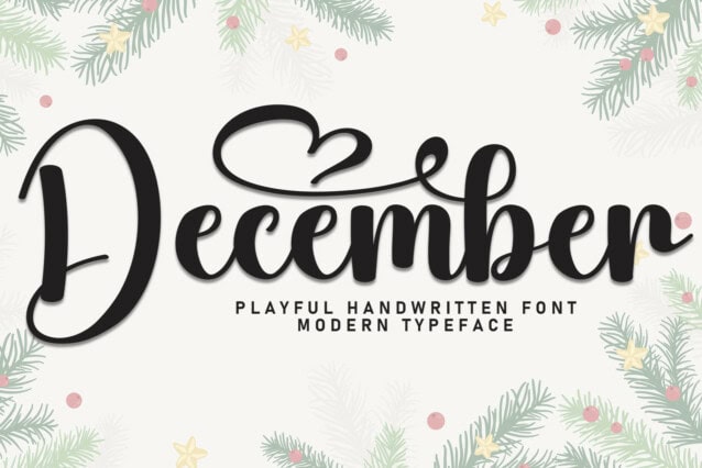 December Script Font - Download Free Font