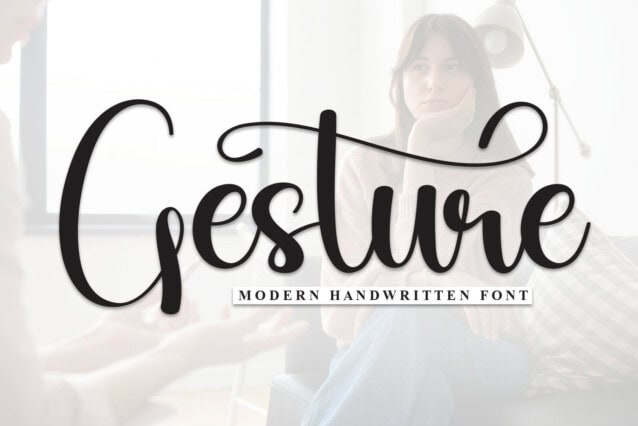 Gesture Script Font - Download Free Font