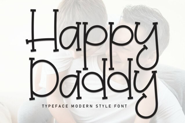 Happy Daddy Display Font - Download Free Font
