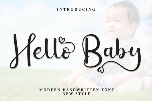 Hello Baby Script Font - Download Free Font