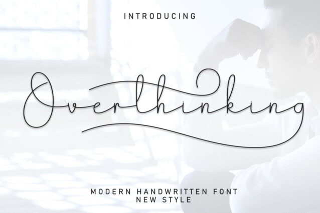 Overthinking Script Font - Download Free Font