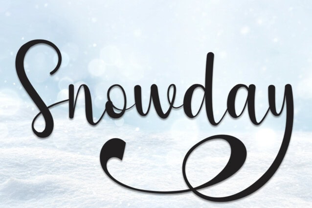 Snowday Script Font - Befonts