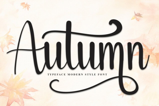 Autumn Script Font - Download Free Font