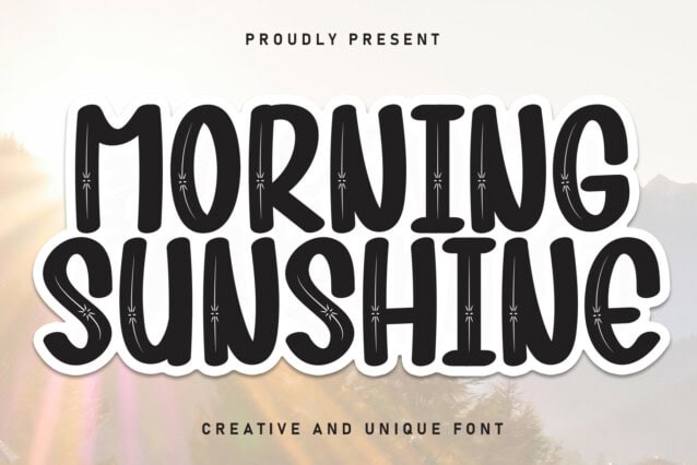 Morning Sunshine Display Font - Download Free Font
