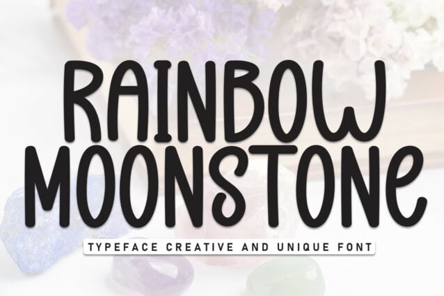 Rainbow Moonstone Display Font - Download Free Font