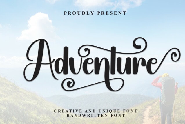 Adventure Script Font - Download Free Font