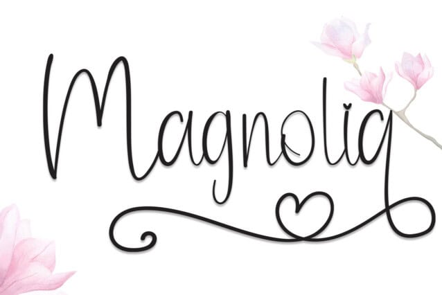 Magnolia Script Font - Befonts