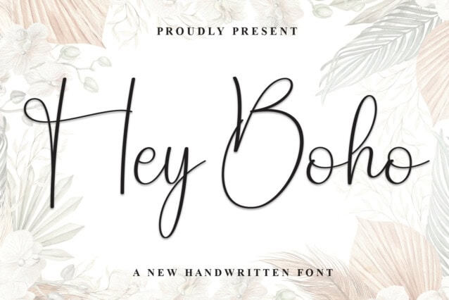 Hey Boho Script Font - Download Free Font