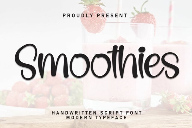 Smoothies Script Font - Download Free Font