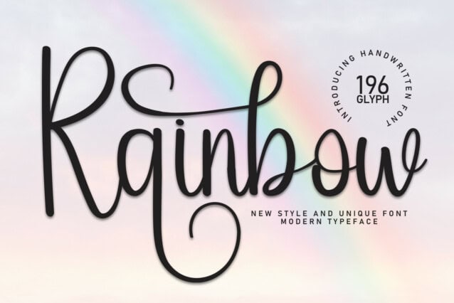 Rainbow Script Font - Download Free Font