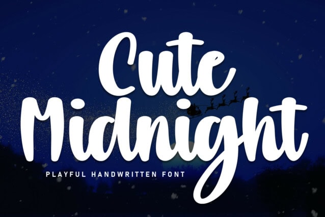 Cute Midnight Script Font - Download Free Font