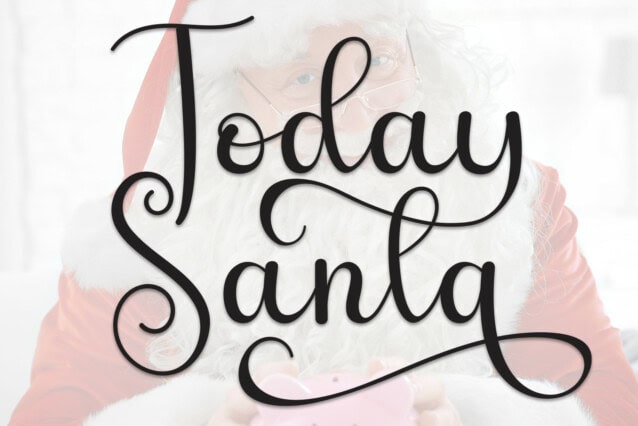 Today Santa Script Font - Download Free Font