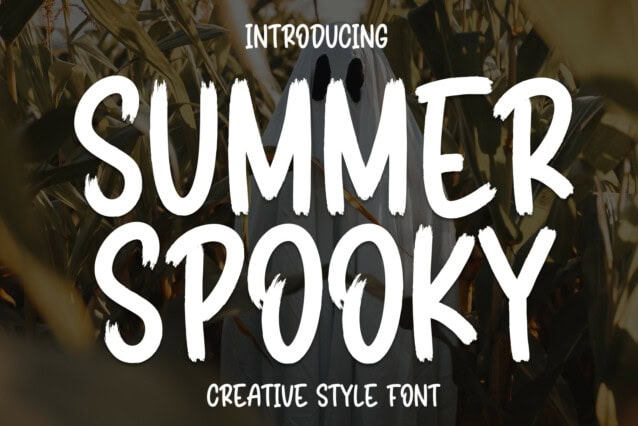 Summer Spooky Brush Font - Download Free Font