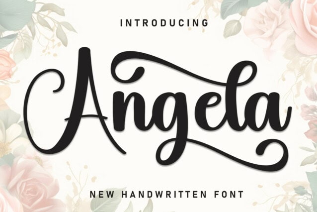 Angela Script Font - Download Free Font
