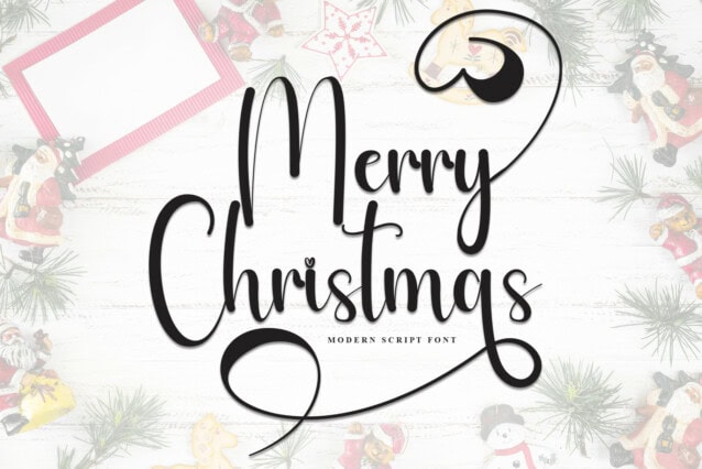 Merry Christmas Script Font - Download Free Font