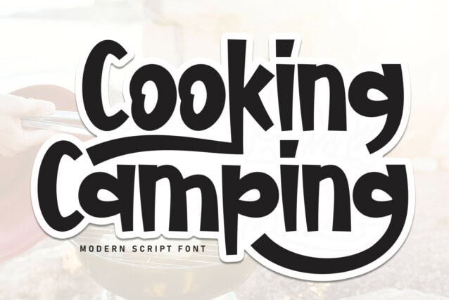Cooking Camping Display Font - Download Free Font