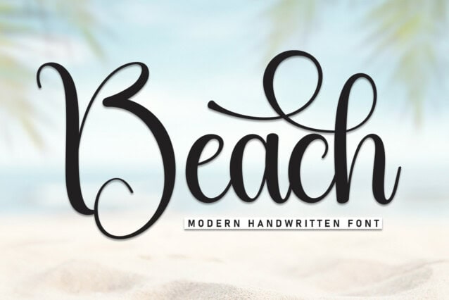 Beach Script Font - Download Free Font