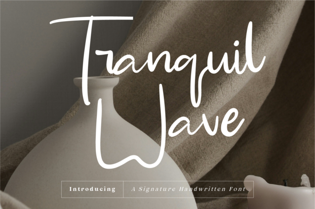 Tranquil Wave Font - Download Free Font