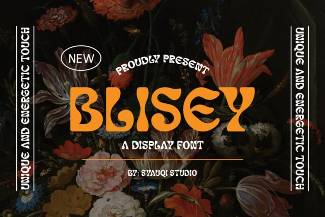 Blisey Display Font - Befonts
