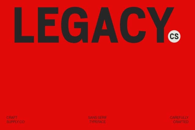 CS Legacy Font - Download Free Font