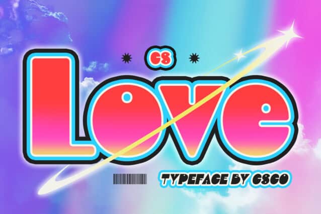 CS Love Font - Befonts