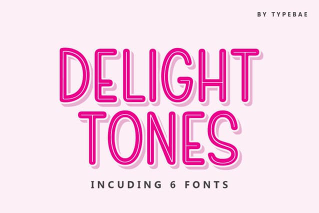 Delight Tones Font - Download Free Font
