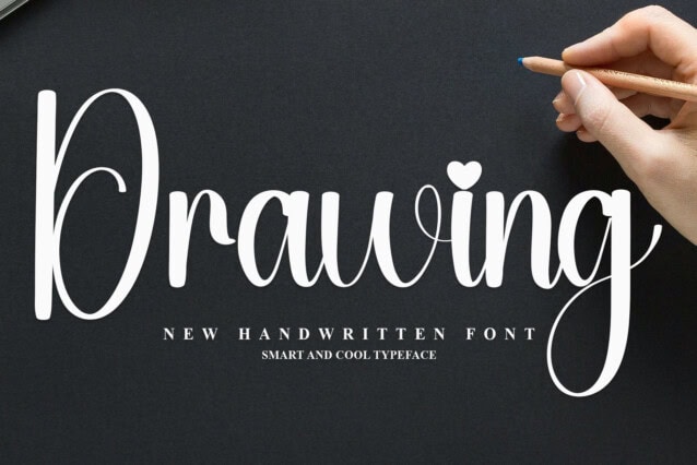 Drawing Script Font - Download Free Font