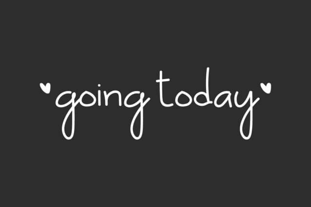Going Today Font - Download Free Font