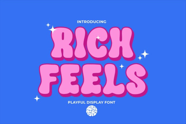 WR Rich Feels Display Font - Download Free Font