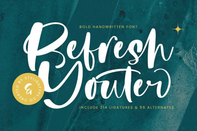 Refresh Youter Font - Befonts