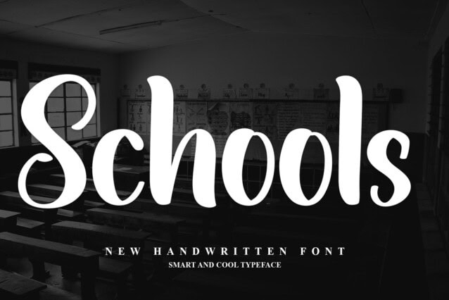 Schools Brush Font - Download Free Font