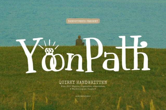 Yoon Path Display Font - Befonts
