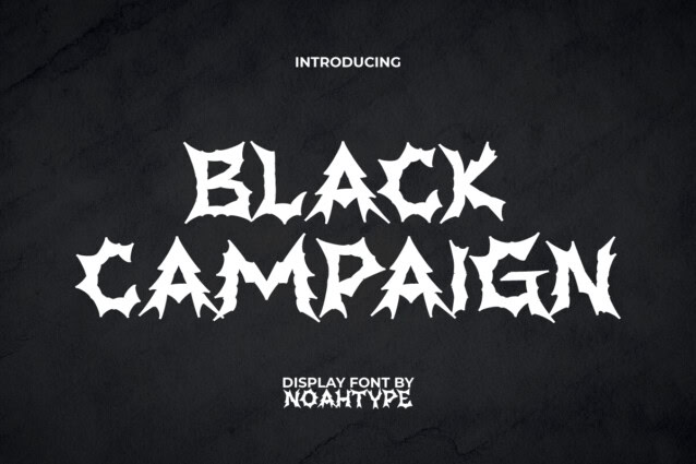 Black Campaign Font - Download Free Font