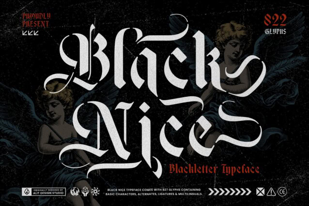 Black Nice Font - Download Free Font