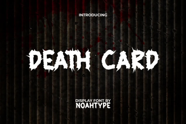 Death Card Font - Download Free Font