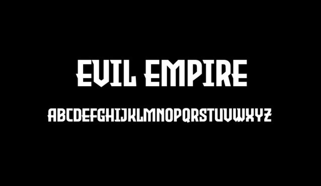 Evil Empire Font - Download Free Font