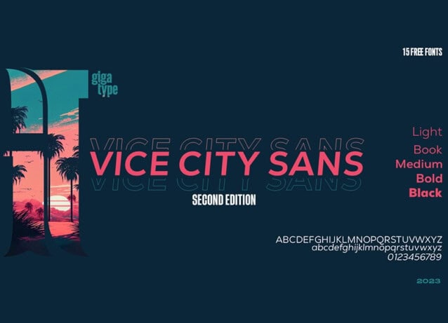 GT Vice City Sans Font Family - Befonts