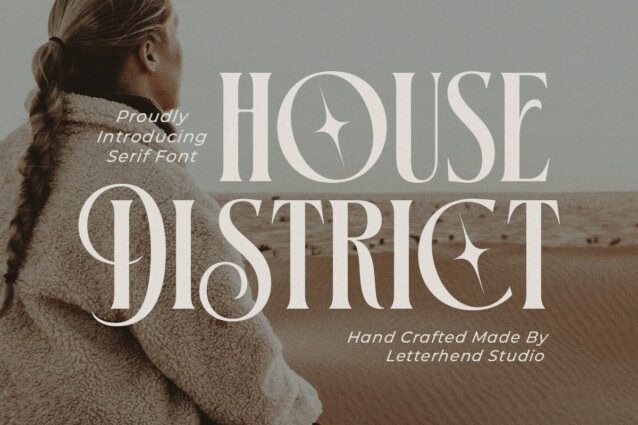 House District Font - Befonts