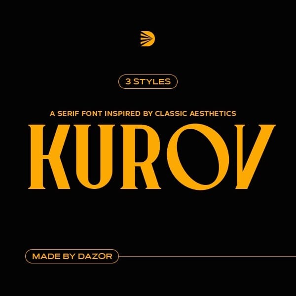 Kurov Font Family - Download Free Font